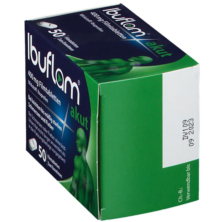 Ibuflam® akut: 400 mg Ibuprofen Schmerztabletten 50 St - Shop Apotheke