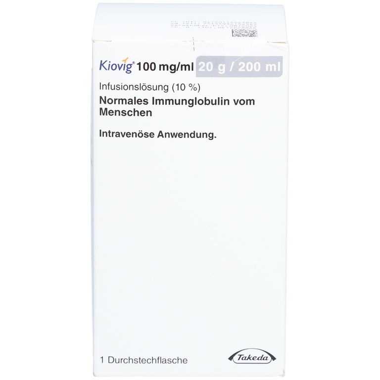 KIOVIG 100 mg/ml Infusionslösung 20 g 200 ml mit dem E-Rezept kaufen ...