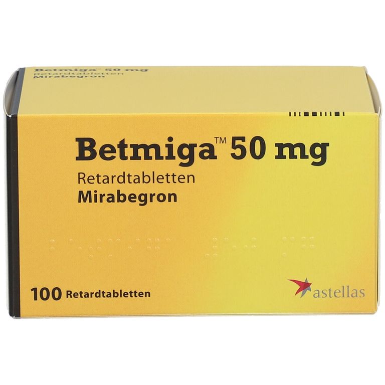 Betmiga® 50 mg 100 St mit dem E-Rezept kaufen - Shop Apotheke