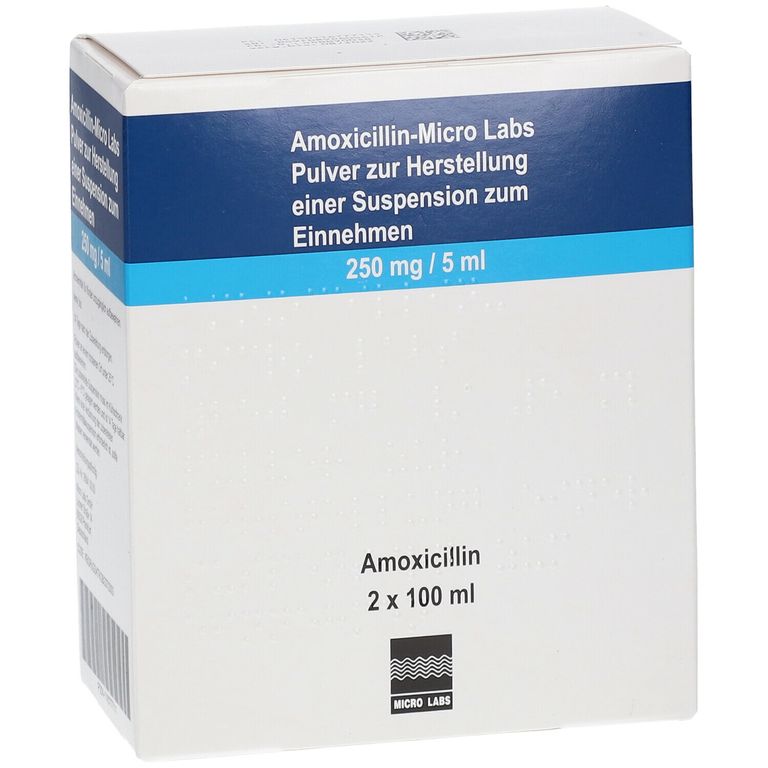 Amoxicillin micro labs 250 mg/5 ml 200 ml mit dem E-Rezept kaufen ...