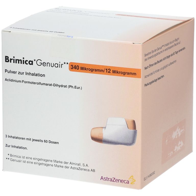 Brimica Genuair 340 µg/12 µg 3 St mit dem E-Rezept kaufen - Shop Apotheke