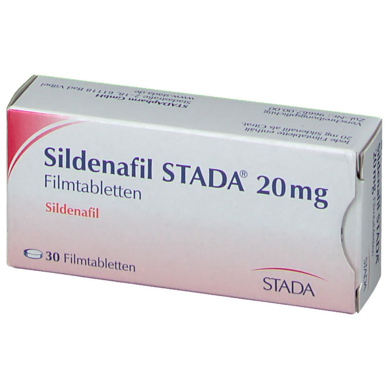 Sildenafil STADA® 20 mg 30 St mit dem E-Rezept kaufen - Shop Apotheke