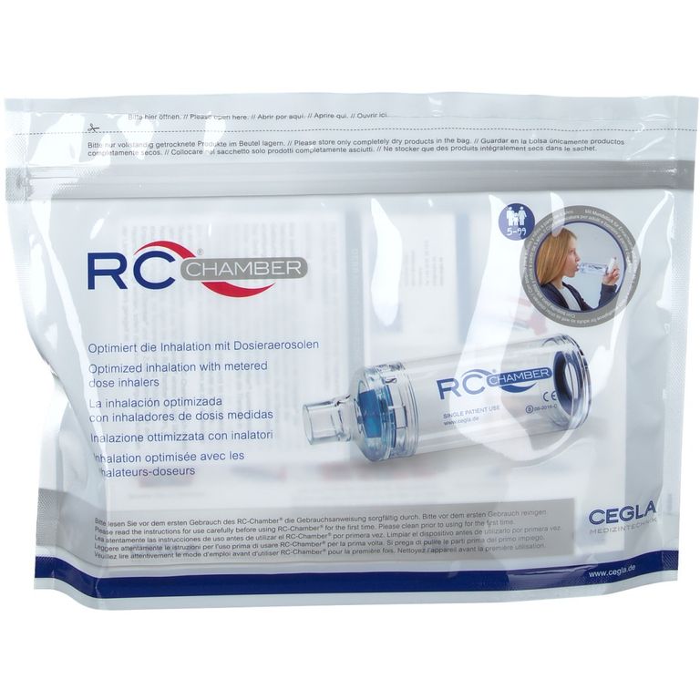 RC-Chamber® mit Mundstück für Erwachsene und Kinder 1 St - Shop Apotheke