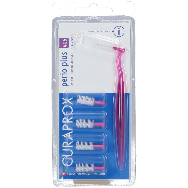 Curaprox® CPS PERIO PLUS 406 1,7-6,5 mm + UHS Halter 451 1 St - Shop ...
