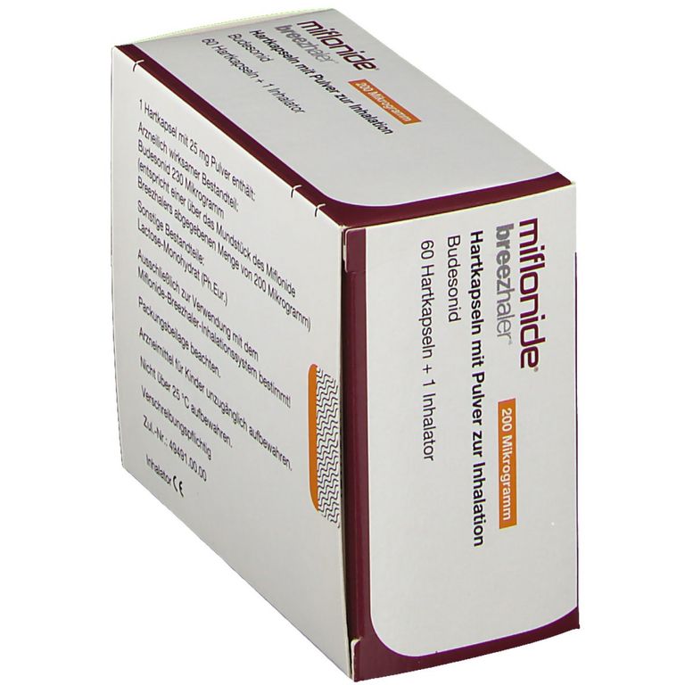 miflonide® breezhaler® 200 µg 60 St mit dem E-Rezept kaufen - Shop Apotheke