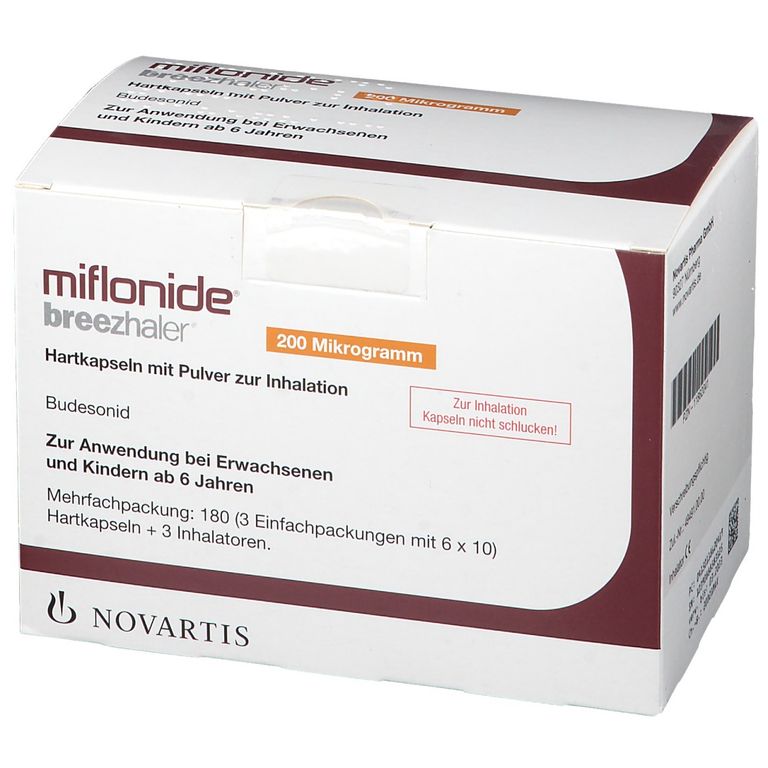 miflonide® breezhaler® 200 µg 3x60 St mit dem E-Rezept kaufen - Shop ...