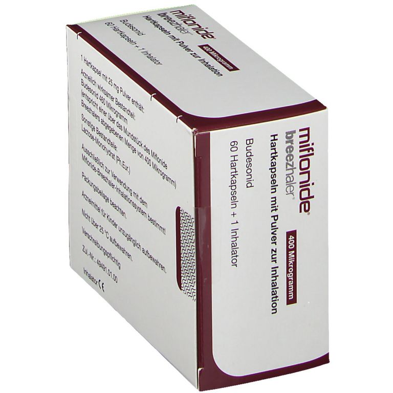 miflonide® breezhaler® 400 µg 60 St mit dem E-Rezept kaufen - Shop Apotheke