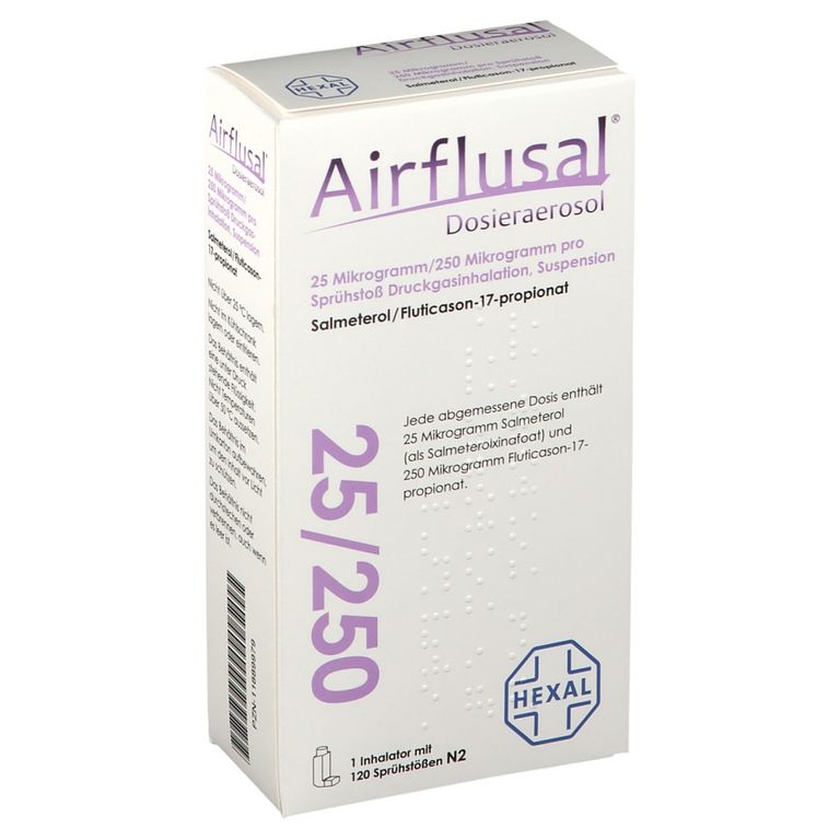 Airflusal® Dosieraerosol 25 µg/250 µg 1 St mit dem E-Rezept kaufen ...