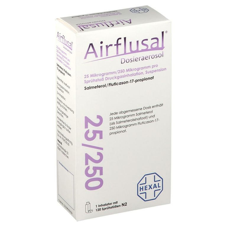 Airflusal® Dosieraerosol 25 µg/250 µg 1 St mit dem E-Rezept kaufen ...