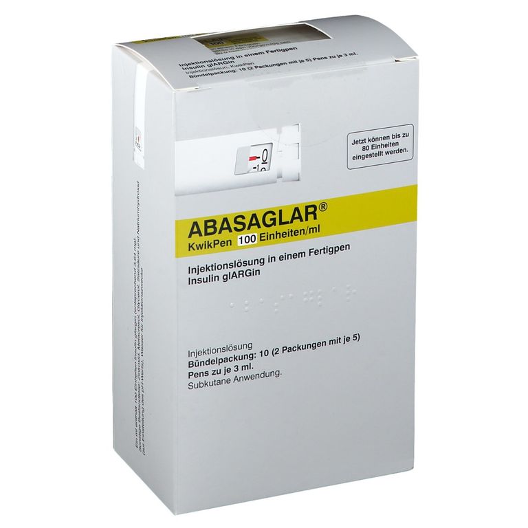 ABASAGLAR® 100 Einheiten/ml 10x3 ml mit dem E-Rezept kaufen - Shop Apotheke