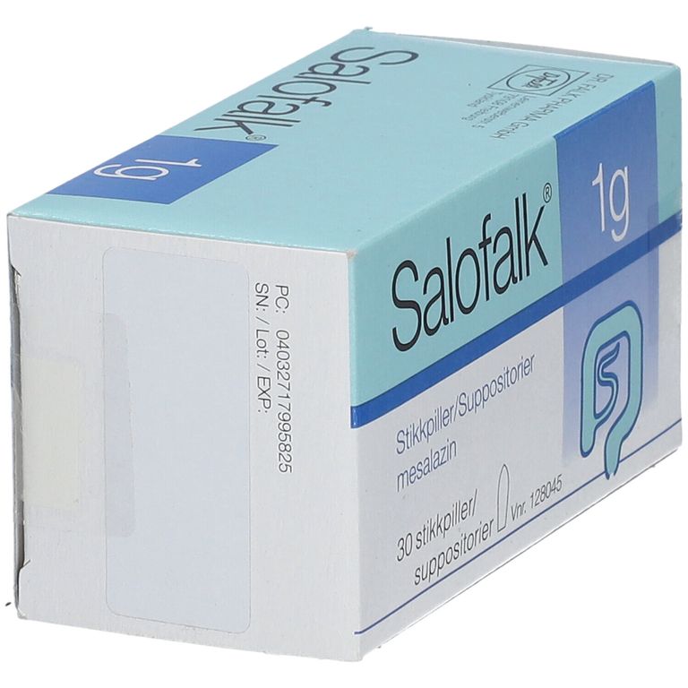 SALOFALK 1 g Suppositorien 30 St mit dem E-Rezept kaufen - Shop Apotheke