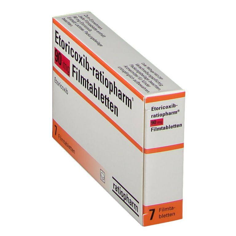 Etoricoxib-ratiopharm® 90 mg 7 St mit dem E-Rezept kaufen - Shop Apotheke