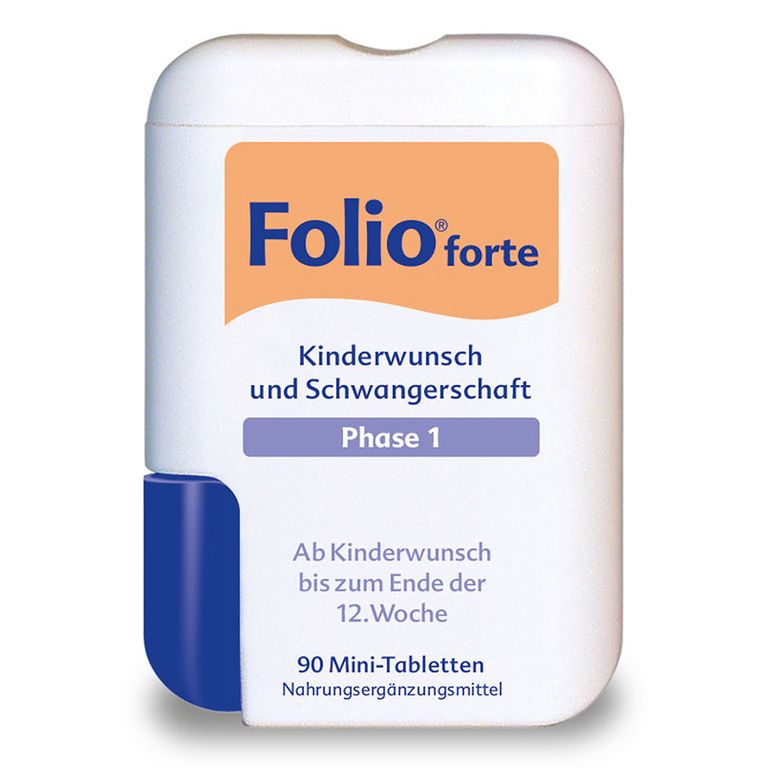 Folio® forte Kinderwunsch und Schwangerschaft 90 St - Shop Apotheke