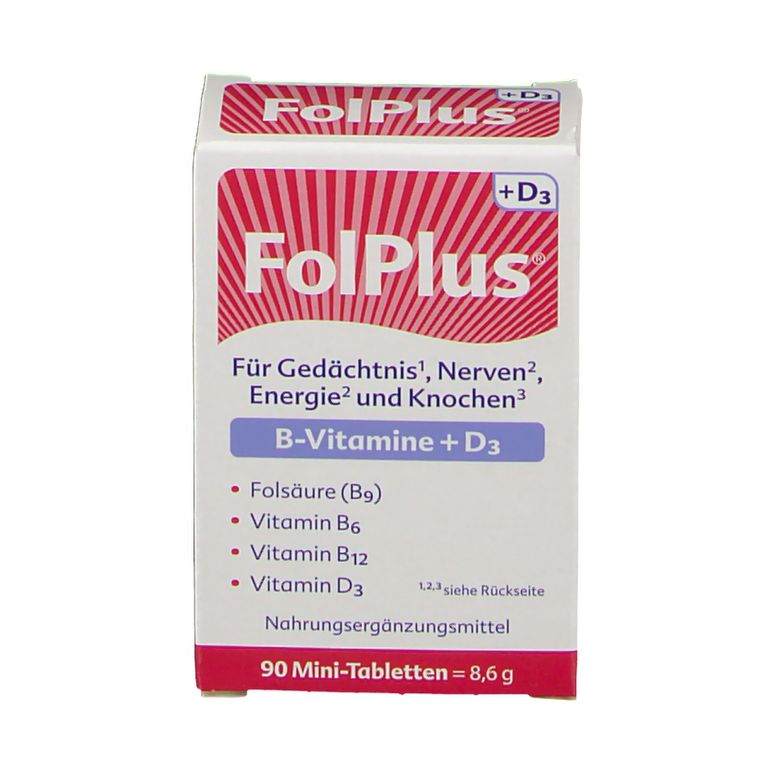 FolPlus® + D3 90 St - Shop Apotheke