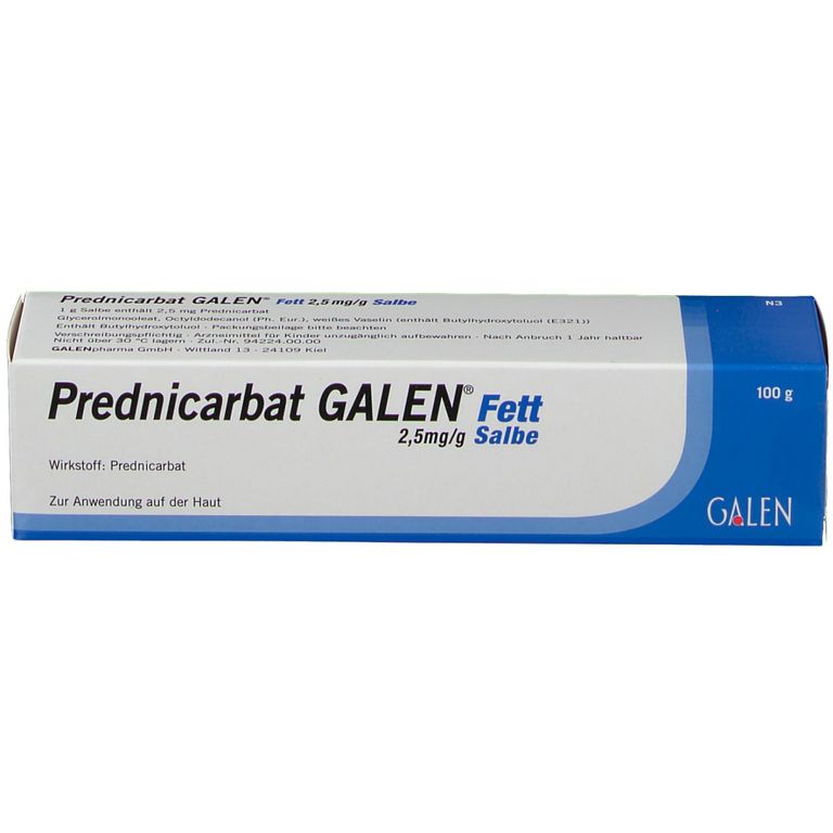PREDNICARBAT GALEN Fett 25 mg/g Salbe 100 g mit dem E-Rezept kaufen ...
