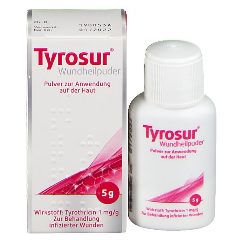 Tyrosur® Wundheilpuder 5 g - Shop Apotheke