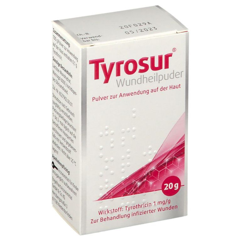 Tyrosur® Wundheilpuder 20 g - Shop Apotheke