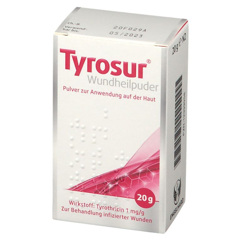Tyrosur® Wundheilpuder 20 g - Shop Apotheke