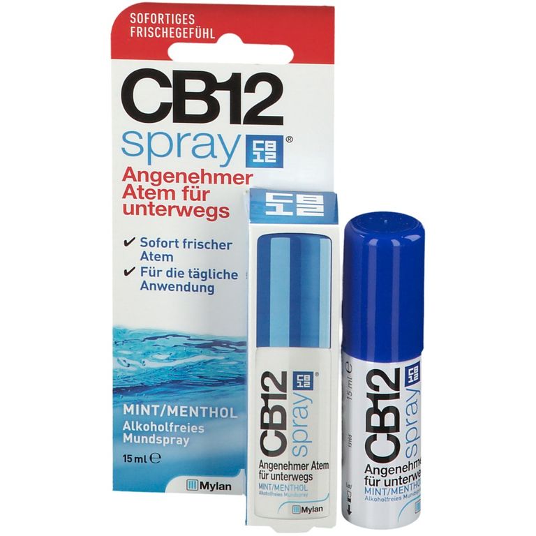 CB12 Spray: Mundspray für angenehmen Atem unterwegs 15 ml - Shop Apotheke