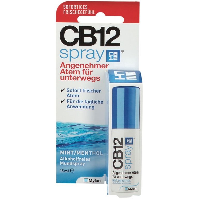 CB12 Spray: Mundspray für angenehmen Atem unterwegs 15 ml - Shop Apotheke