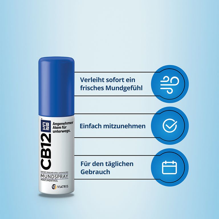 CB12 Spray: Mundspray für angenehmen Atem unterwegs 15 ml - Shop Apotheke