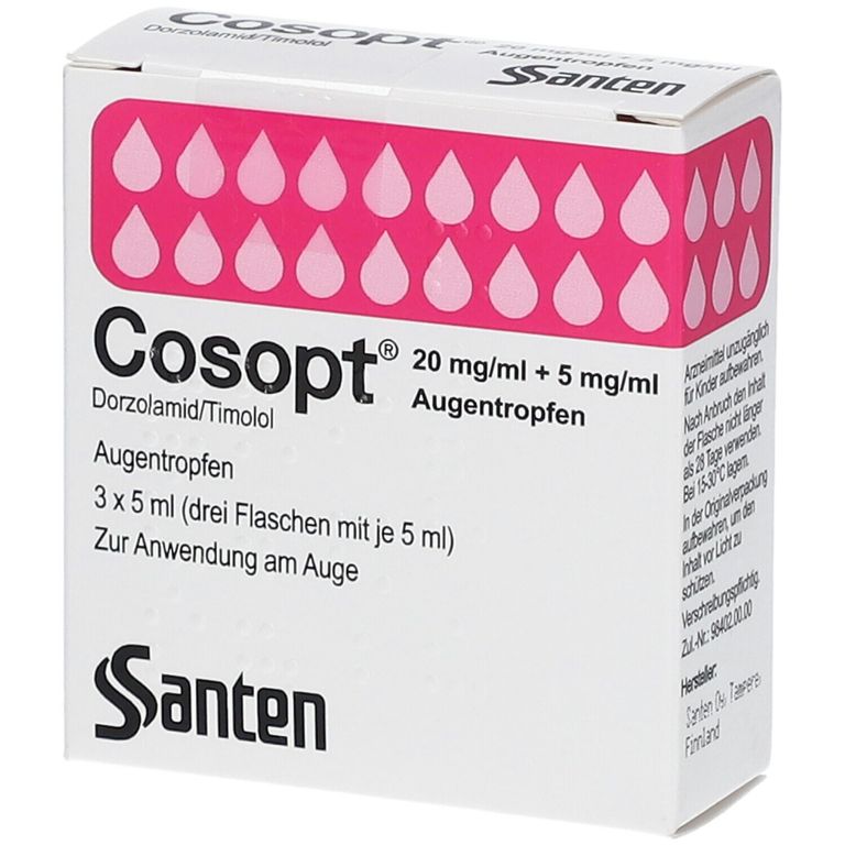 Cosopt® 20Mg/Ml +5Mg/Ml 3x5 ml mit dem E-Rezept kaufen - Shop Apotheke