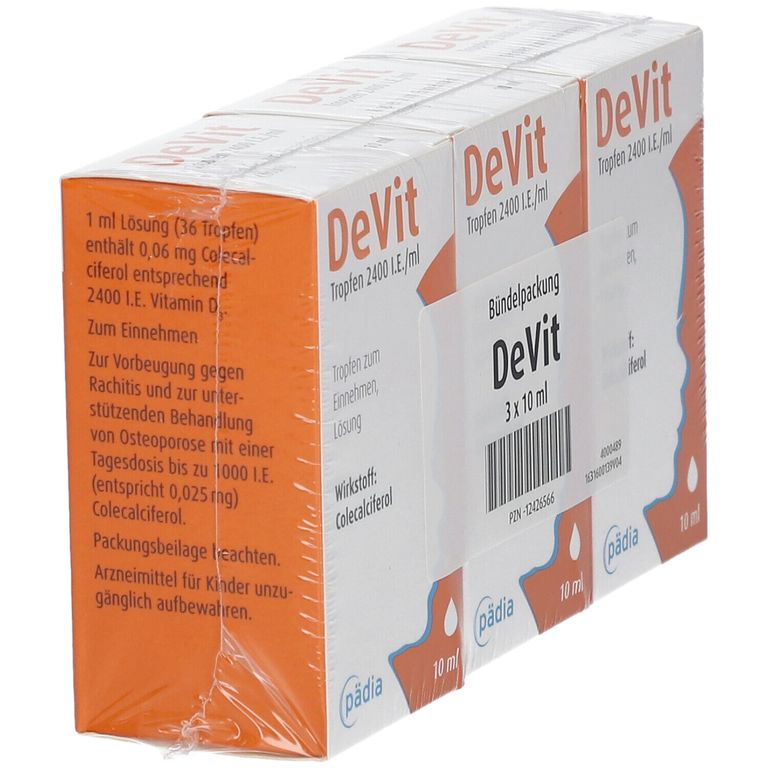 DeVit Tropfen 2400 I.E./ml 3x10 ml - Shop Apotheke