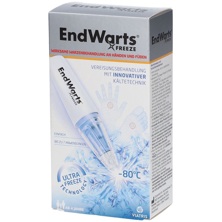 EndWarts FREEZE: Vereisungsmittel zur Entfernung von Warzen an Händen ...