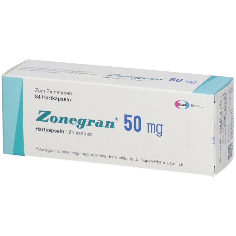 Zonegran 50 mg 84 St mit dem E-Rezept kaufen - Shop Apotheke