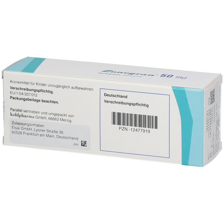 Zonegran 50 mg 84 St mit dem E-Rezept kaufen - Shop Apotheke