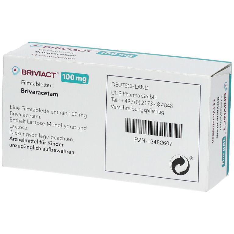 BRIVIACT® 100 mg 14 St mit dem E-Rezept kaufen - Shop Apotheke