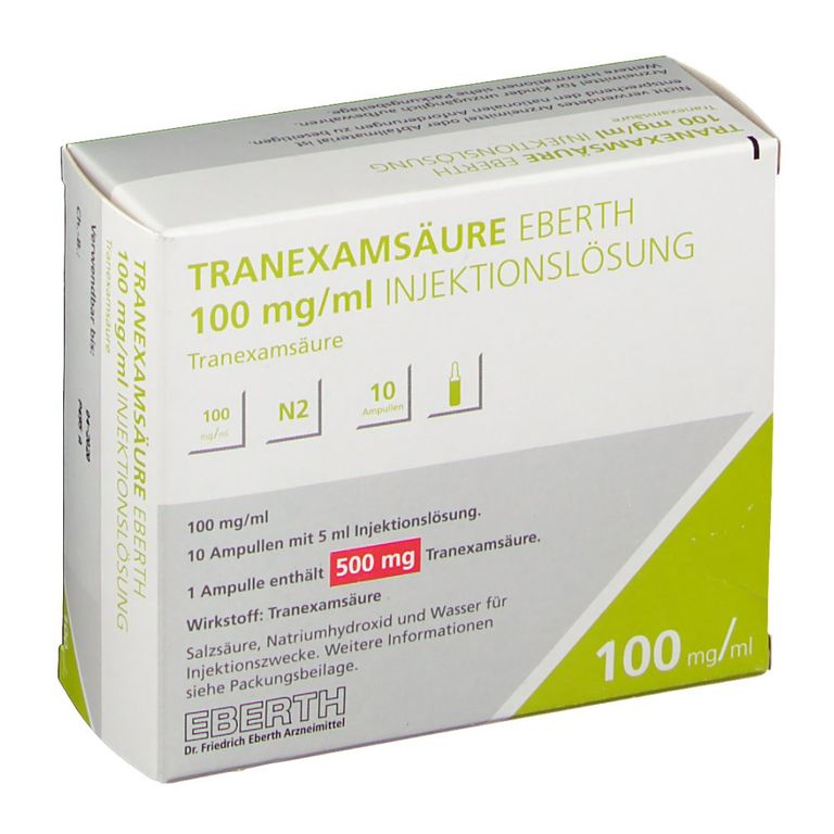 TRANEXAMSÄURE EBERTH 100 mg/ml 10x5 ml mit dem E-Rezept kaufen - Shop ...