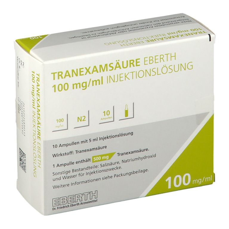 TRANEXAMSÄURE EBERTH 100 mg/ml 10x5 ml mit dem E-Rezept kaufen - Shop ...