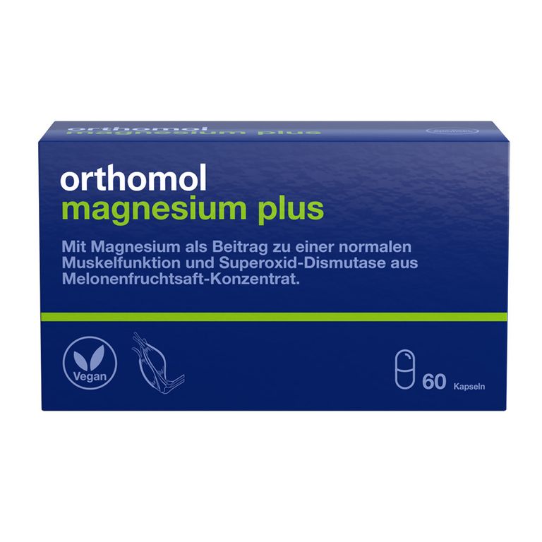 Orthomol Magnesium Plus - für eine normale Muskelfunktion - mit 150 mg ...