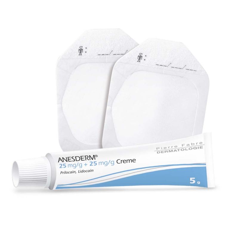 Anesderm Betäubungscreme für eine schmerzarme Behandlung 5x5 g - Shop ...