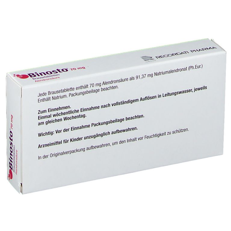 Binosto® 70 mg 4 St mit dem E-Rezept kaufen - Shop Apotheke