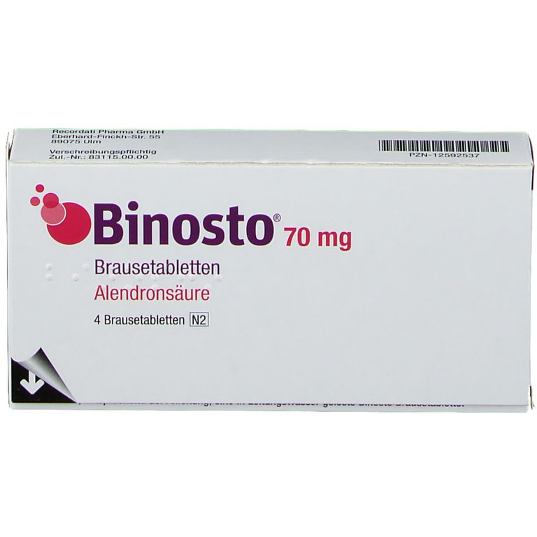 Binosto® 70 mg 4 St mit dem E-Rezept kaufen - Shop Apotheke
