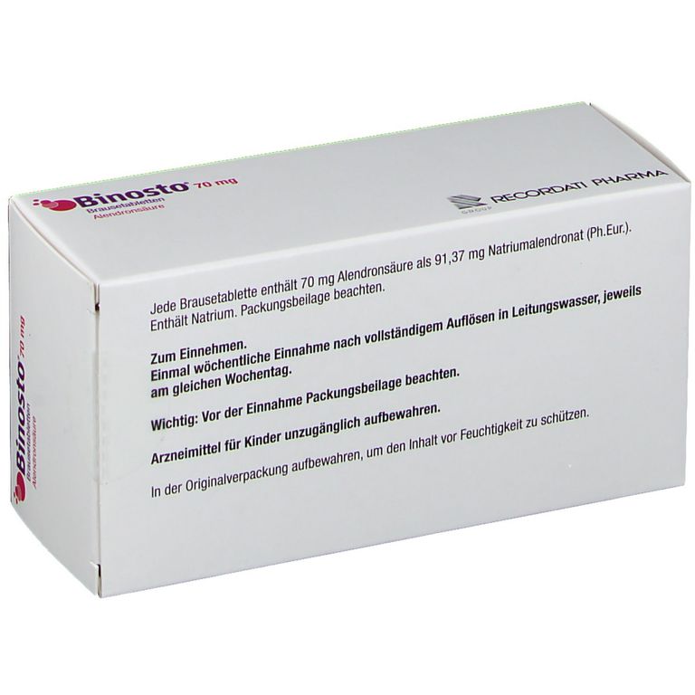 Binosto® 70 mg 12 St mit dem E-Rezept kaufen - Shop Apotheke