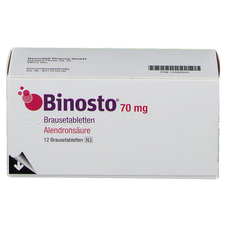 Binosto® 70 mg 12 St mit dem E-Rezept kaufen - Shop Apotheke