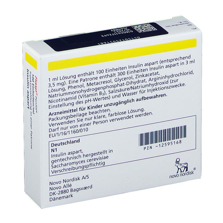 Fiasp® Penfill® 100 Einheiten/ml 5x3 ml mit dem E-Rezept kaufen - Shop ...