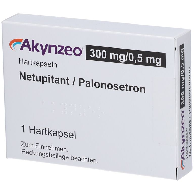 Akynzeo 300 mg/0,5 mg 1 St mit dem E-Rezept kaufen - Shop Apotheke