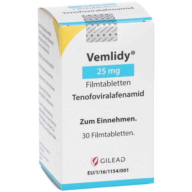Vemlidy® 25 mg 30 St mit dem E-Rezept kaufen - Shop Apotheke