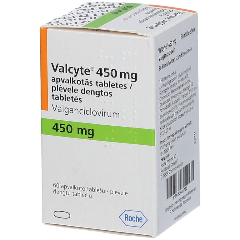 Valcyte 450 mg 60 St mit dem E-Rezept kaufen - Shop Apotheke