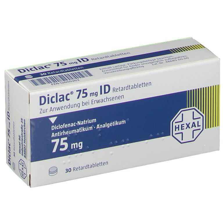 Diclac® 75 mg ID 30 St mit dem E-Rezept kaufen - Shop Apotheke