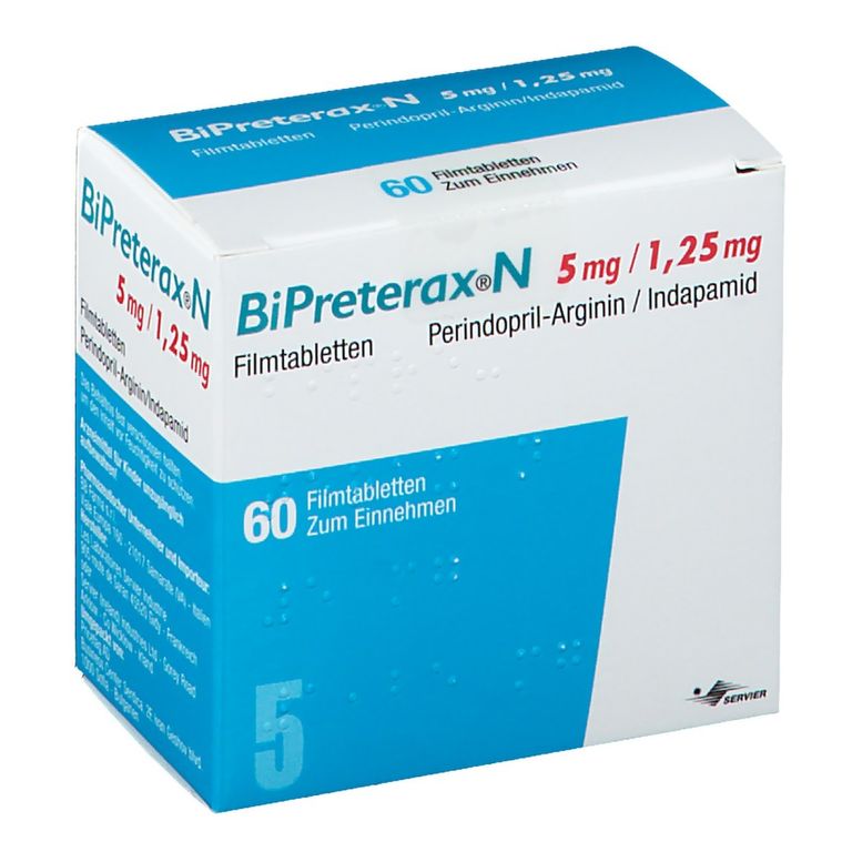 Bipreterax N 5 mg/1,25 mg 60 St mit dem E-Rezept kaufen - Shop Apotheke