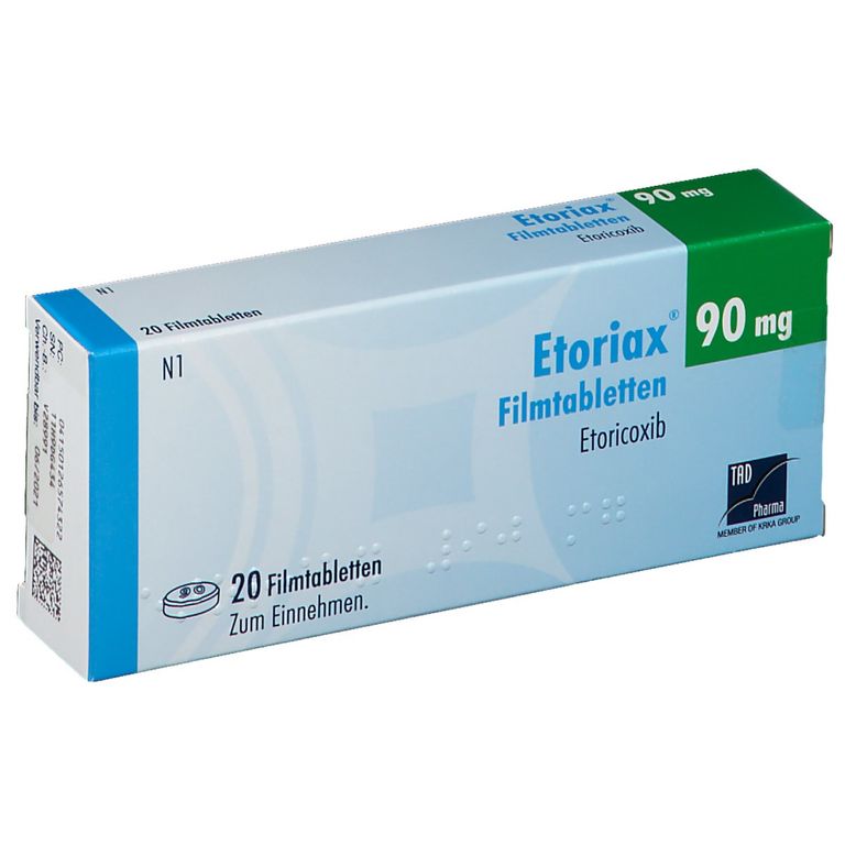 Etoriax® 90 mg 20 St mit dem E-Rezept kaufen - Shop Apotheke