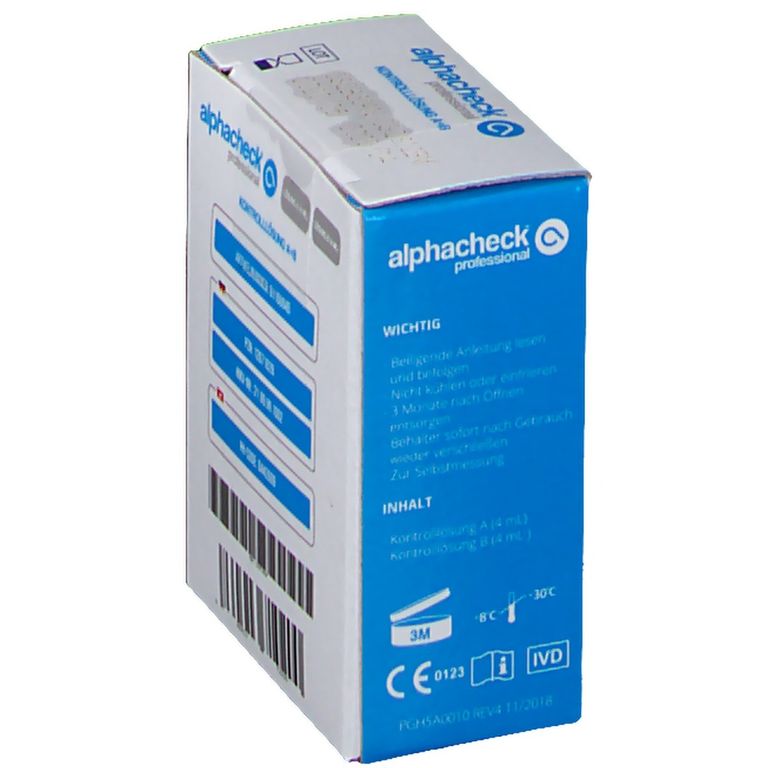 alphacheck professional Kontrolllösung A + B 2x4 ml - Shop Apotheke