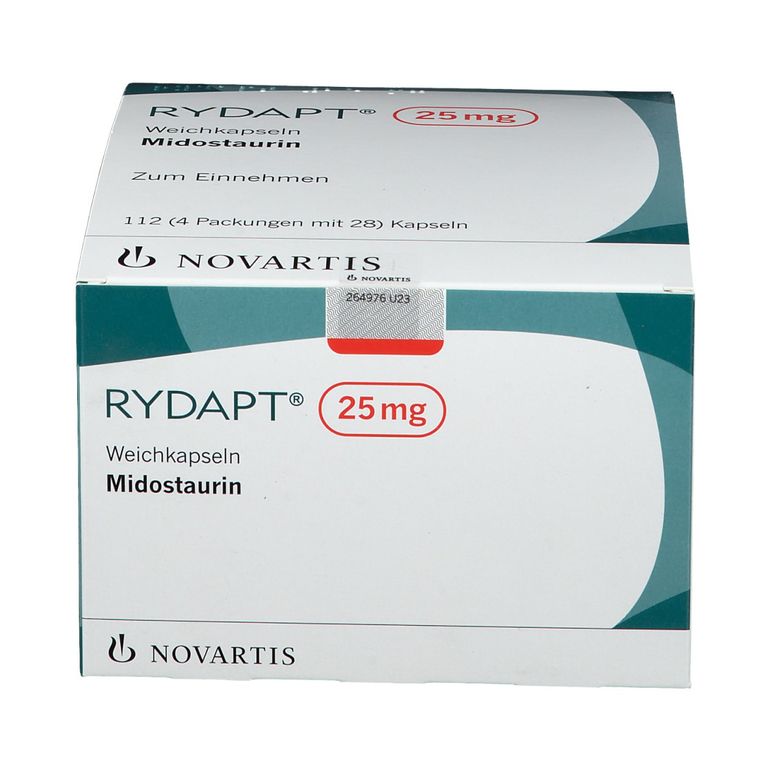Rydapt® 25 mg 4x28 St mit dem E-Rezept kaufen - Shop Apotheke