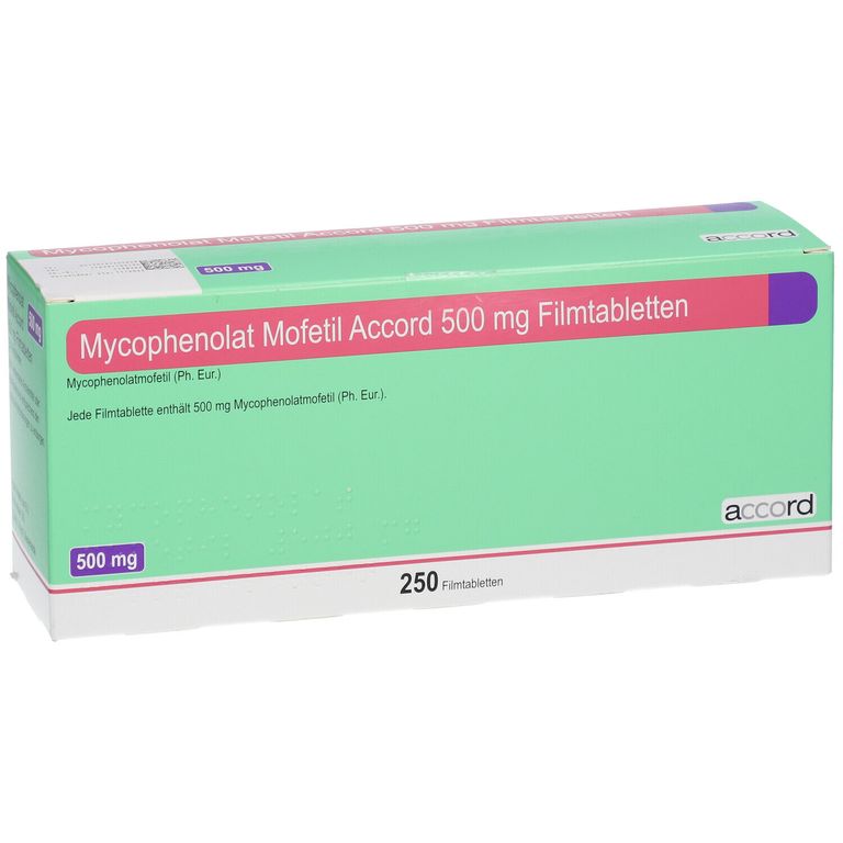 Mycophenolat Mofetil 500Mg 250 St mit dem E-Rezept kaufen - Shop Apotheke