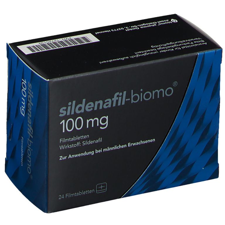 sildenafil-biomo® 100 mg 24 St mit dem E-Rezept kaufen - Shop Apotheke